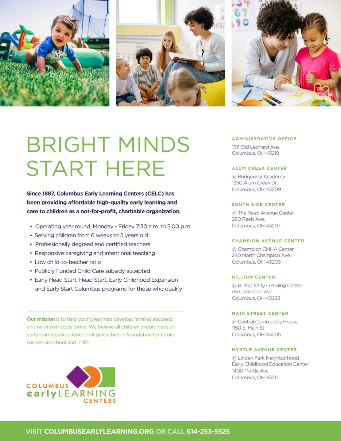 Our Locations – Columbus Early Learning Centers